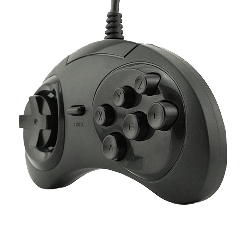 Buy Wholesale Classic Wired 6 Buttons SEGA USB Gamepad Game ...