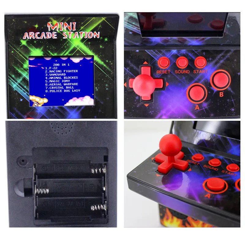Buy Bulk Mini Arcade Games Built-in 200 Classic Games Portable ...