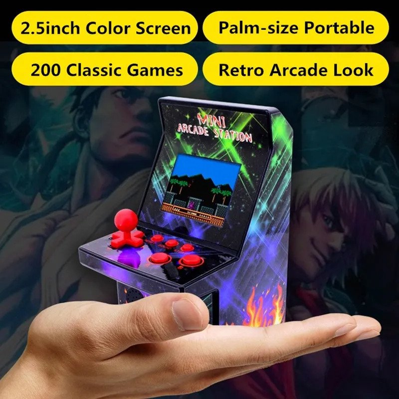 Buy Bulk Mini Arcade Games Built-in 200 Classic Games Portable ...